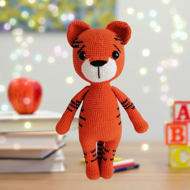 Crochet Tiger Niko, Pattern PDF English (US) / Polish, Digital ...