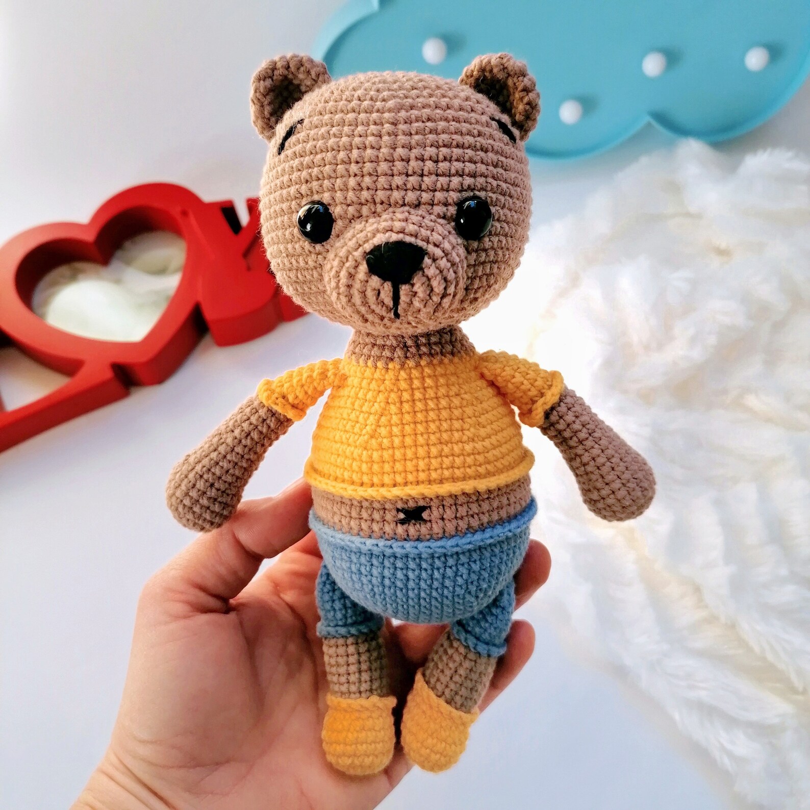 Crochet Bear Pattern Digital PDF English US / Polish Tod - Etsy