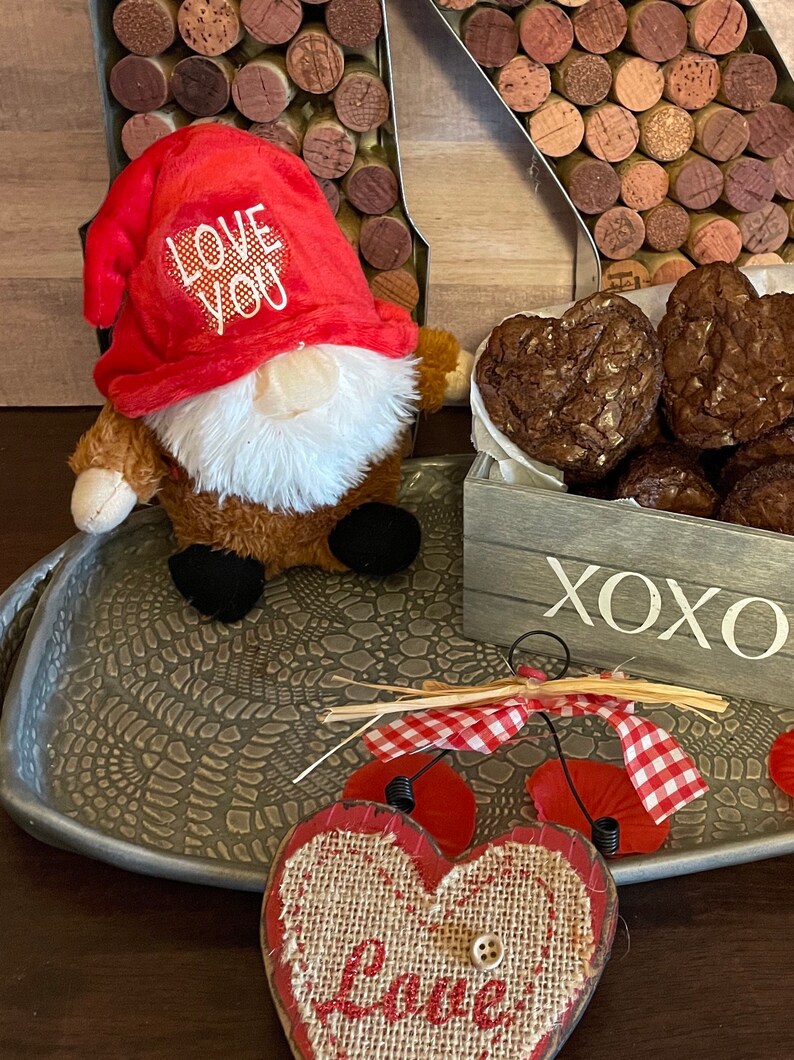 Valentine Gnome Personalized Valentines Day Gnome Plush - Etsy