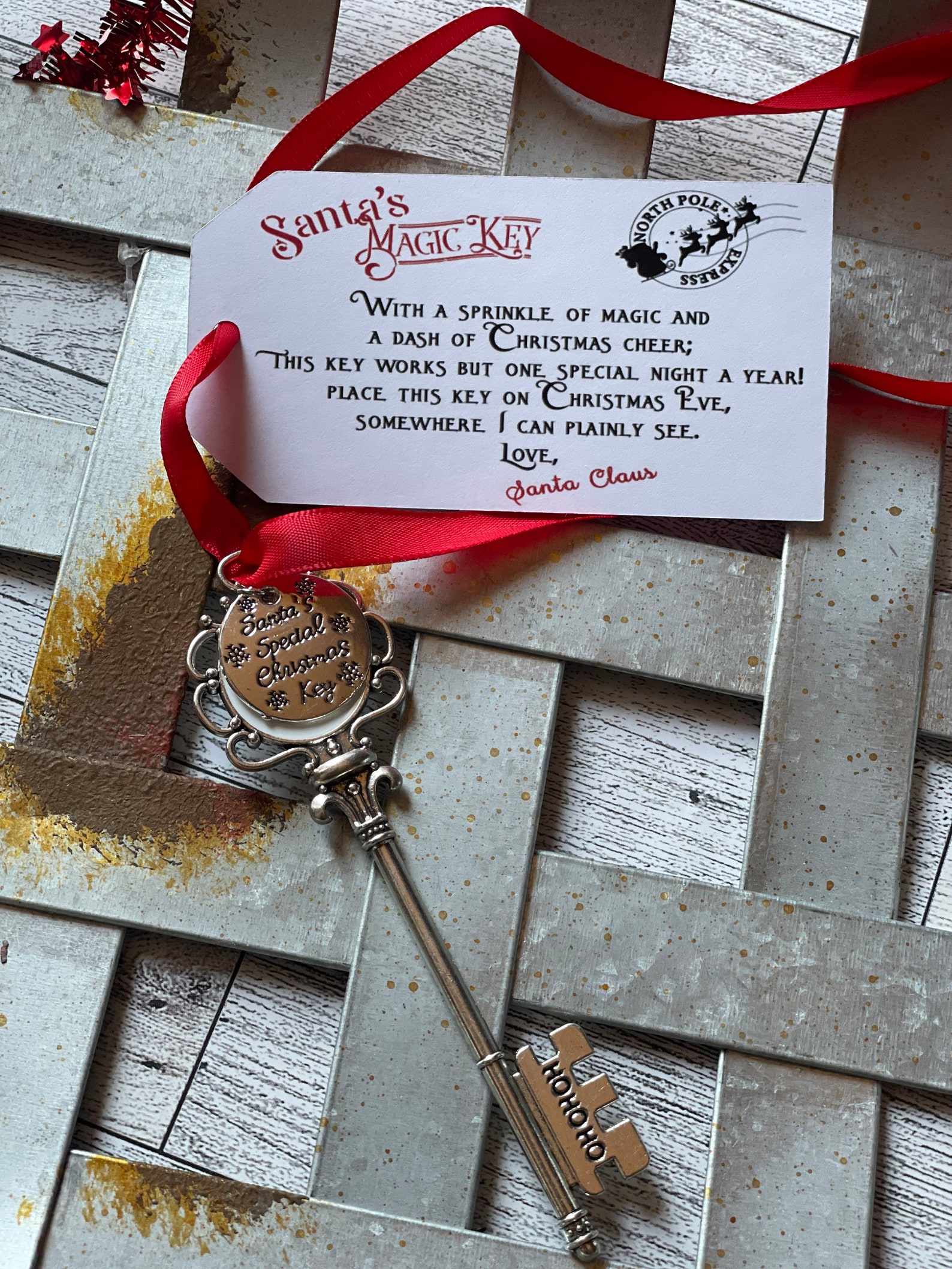 Santas Magic Key Santas Key for Houses With No Chimney - Etsy