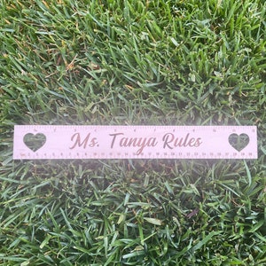 Personalized Wooden Ruler | Teacher Appreciation Ruler | Back to School ...