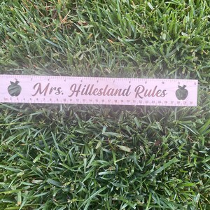 Personalized Wooden Ruler | Teacher Appreciation Ruler | Back to School ...