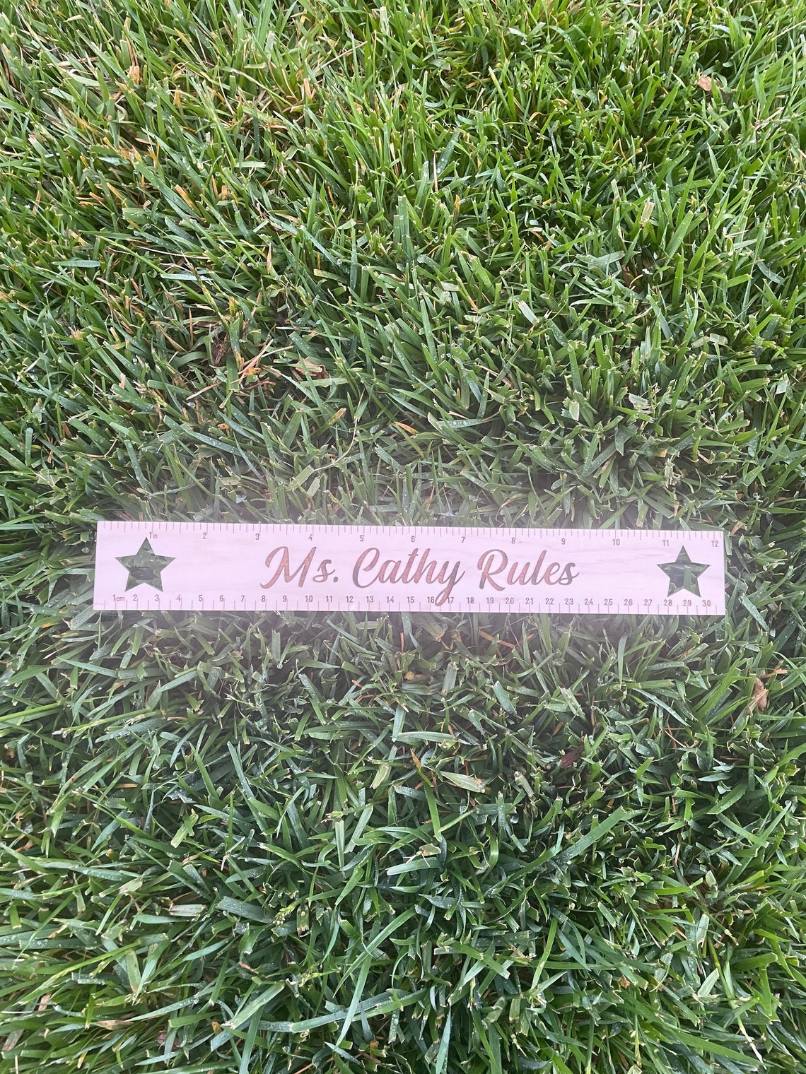 Personalized Wooden Ruler Teacher Appreciation Ruler End | Etsy