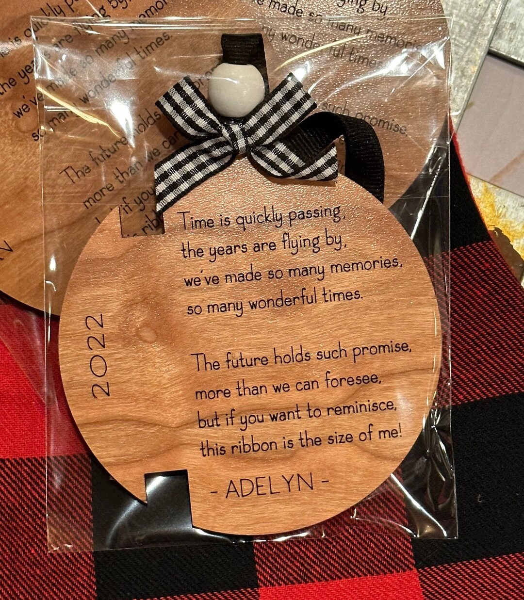 Child Ribbon Measurement Ornament | Child Keepsake Ornament | Christmas ...