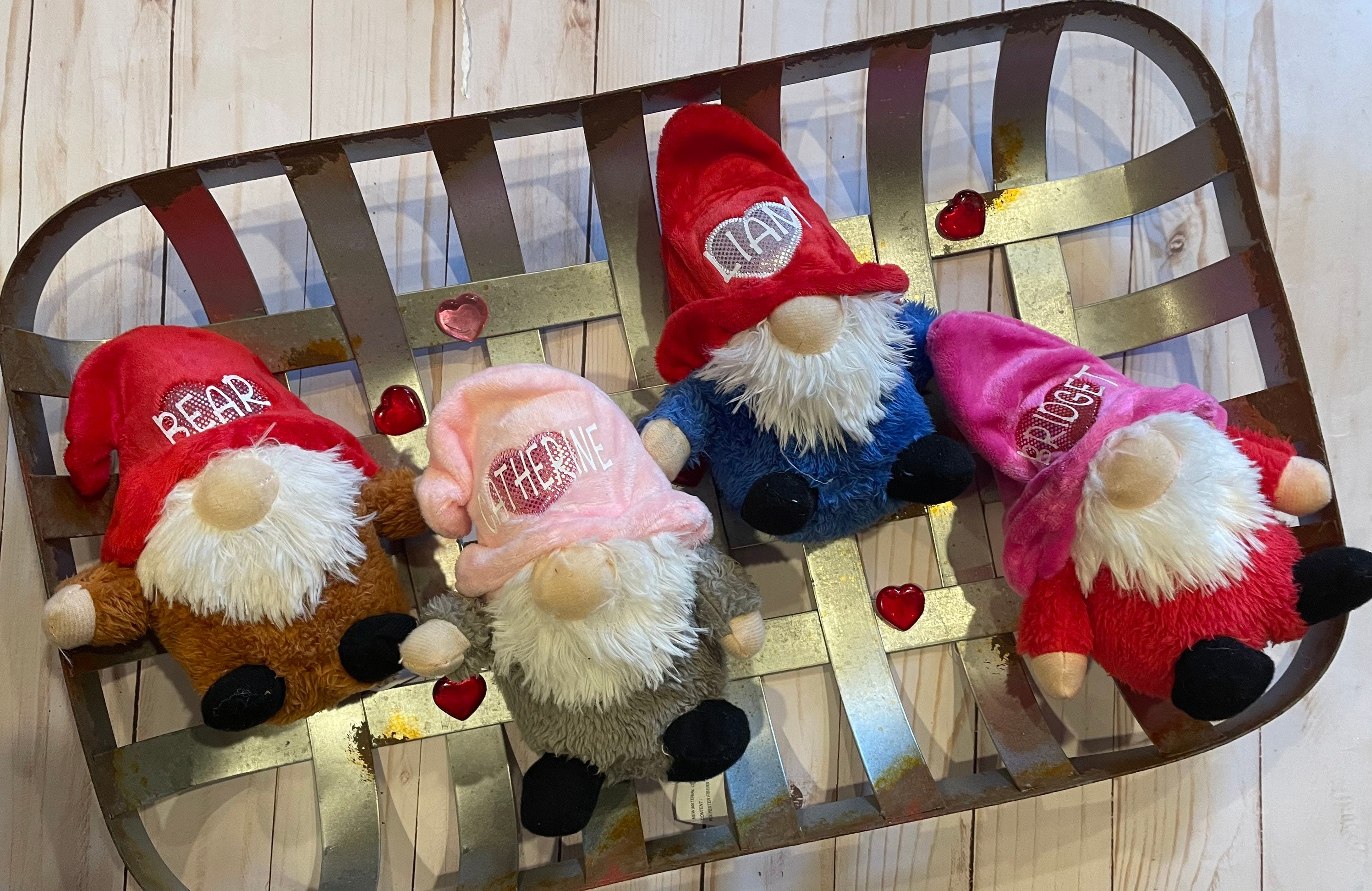 Valentine Gnome | Personalized Valentine’s Day Gnome | Plush ...