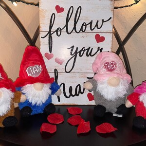 Valentine Gnome | Personalized Valentine’s Day Gnome | Plush ...