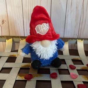 Valentine Gnome | Personalized Valentine’s Day Gnome | Plush ...
