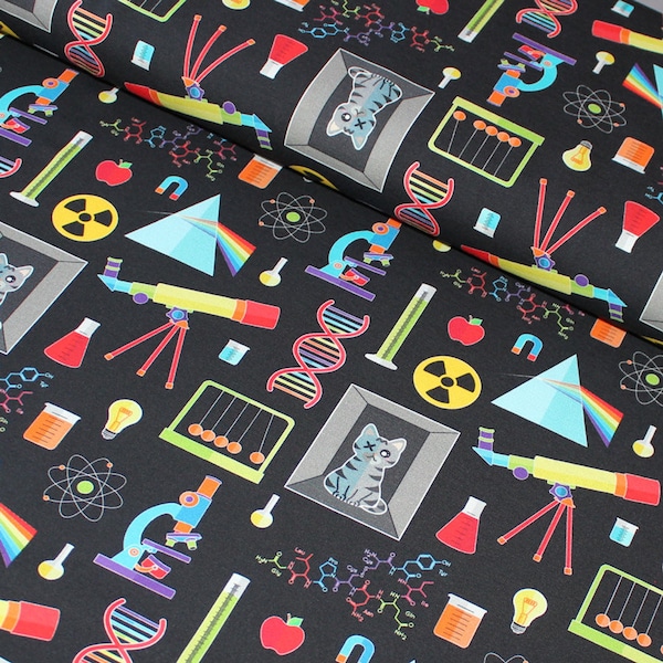 Science Fabric - Etsy