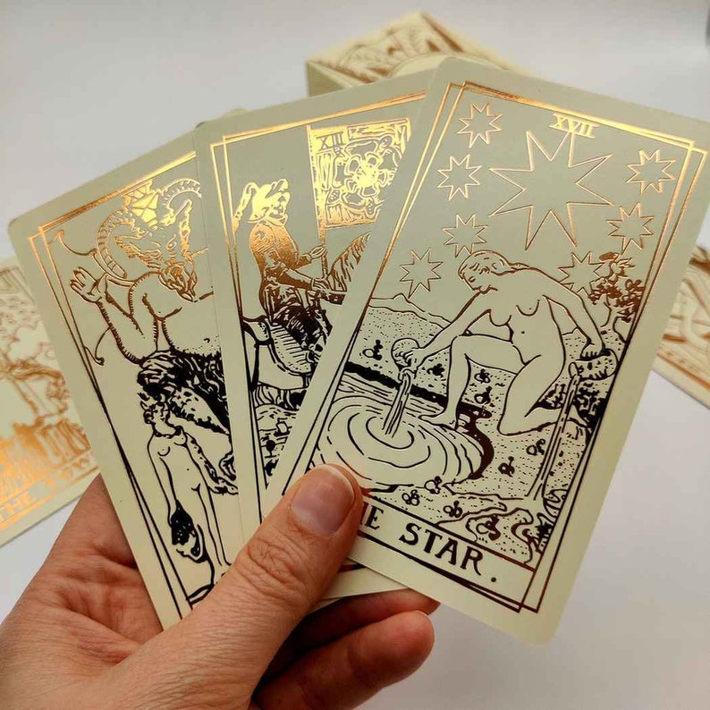 Miracle Tarot Deck for Beginners, Tarot Cards Deck With Meaning, Tarot ...