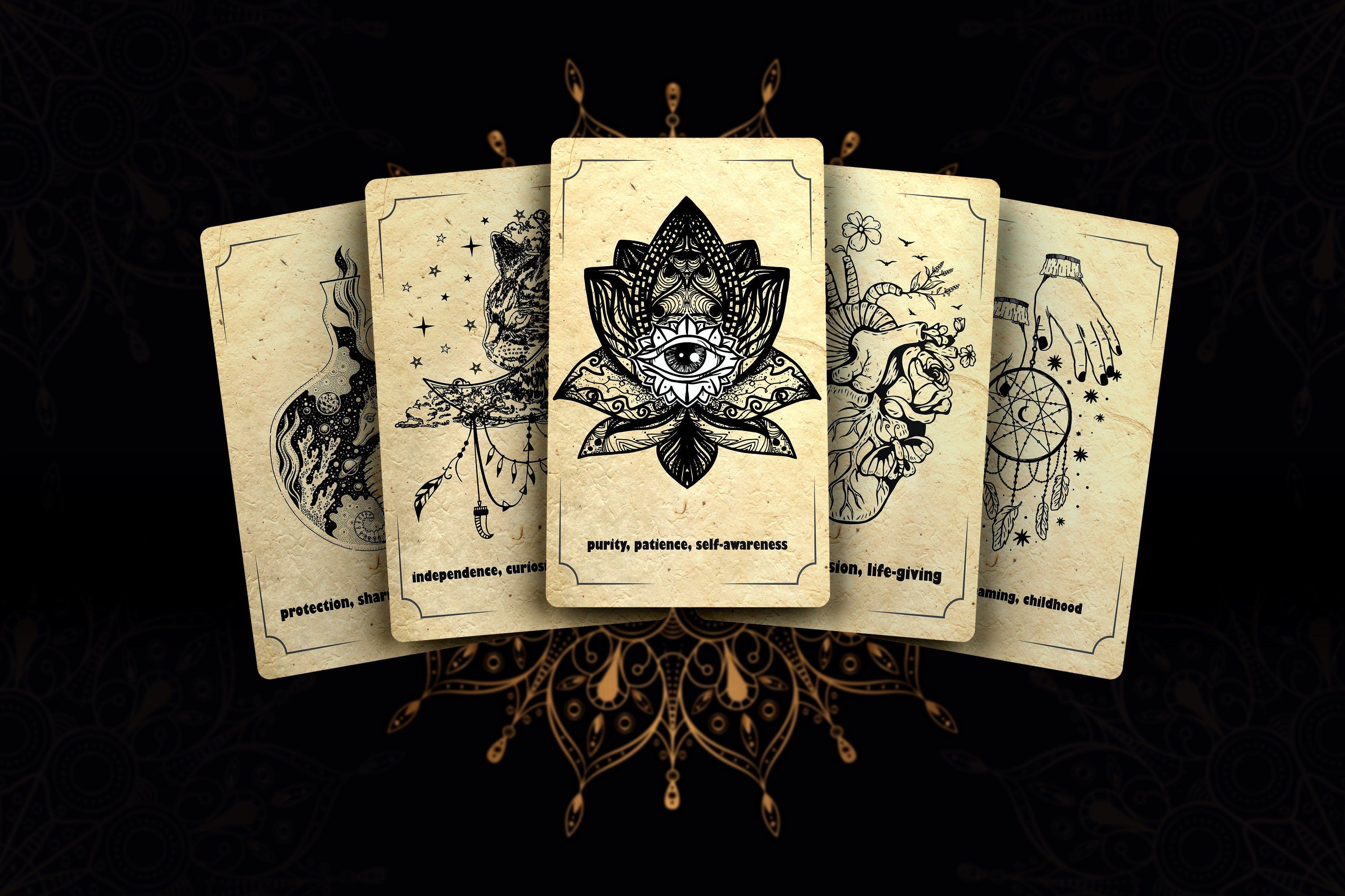 Mazo de oráculo mazo de cartas de oráculo mazos de oráculo - Etsy España