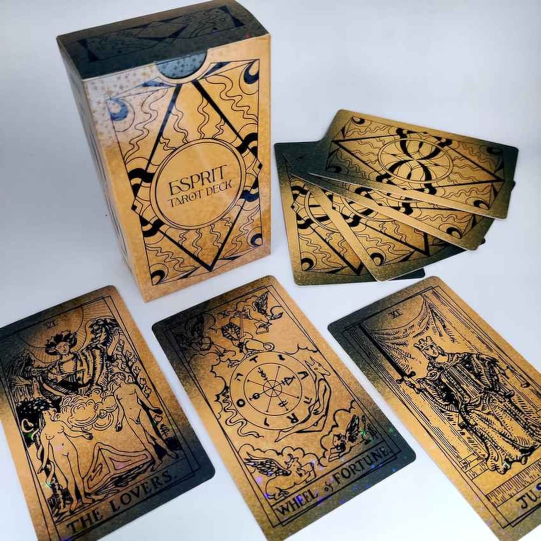 Esprit Tarot Deck for Beginners, 78 Cards of Magic, Original ...