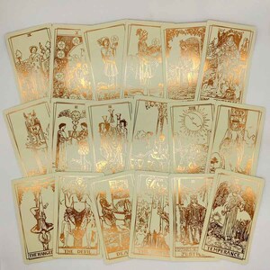 Miracle Tarot Deck for Beginners, Tarot Cards Deck With Meaning, Tarot Card Deck Gift for Women ...