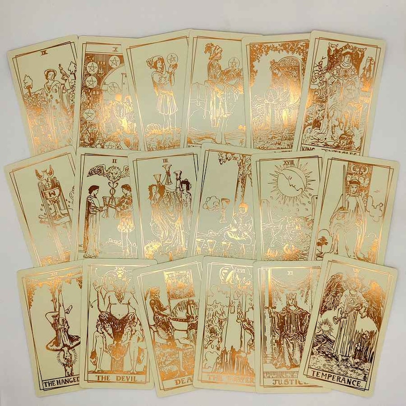 Miracle Tarot Deck for Beginners, Tarot Cards Deck With Meaning, Tarot ...