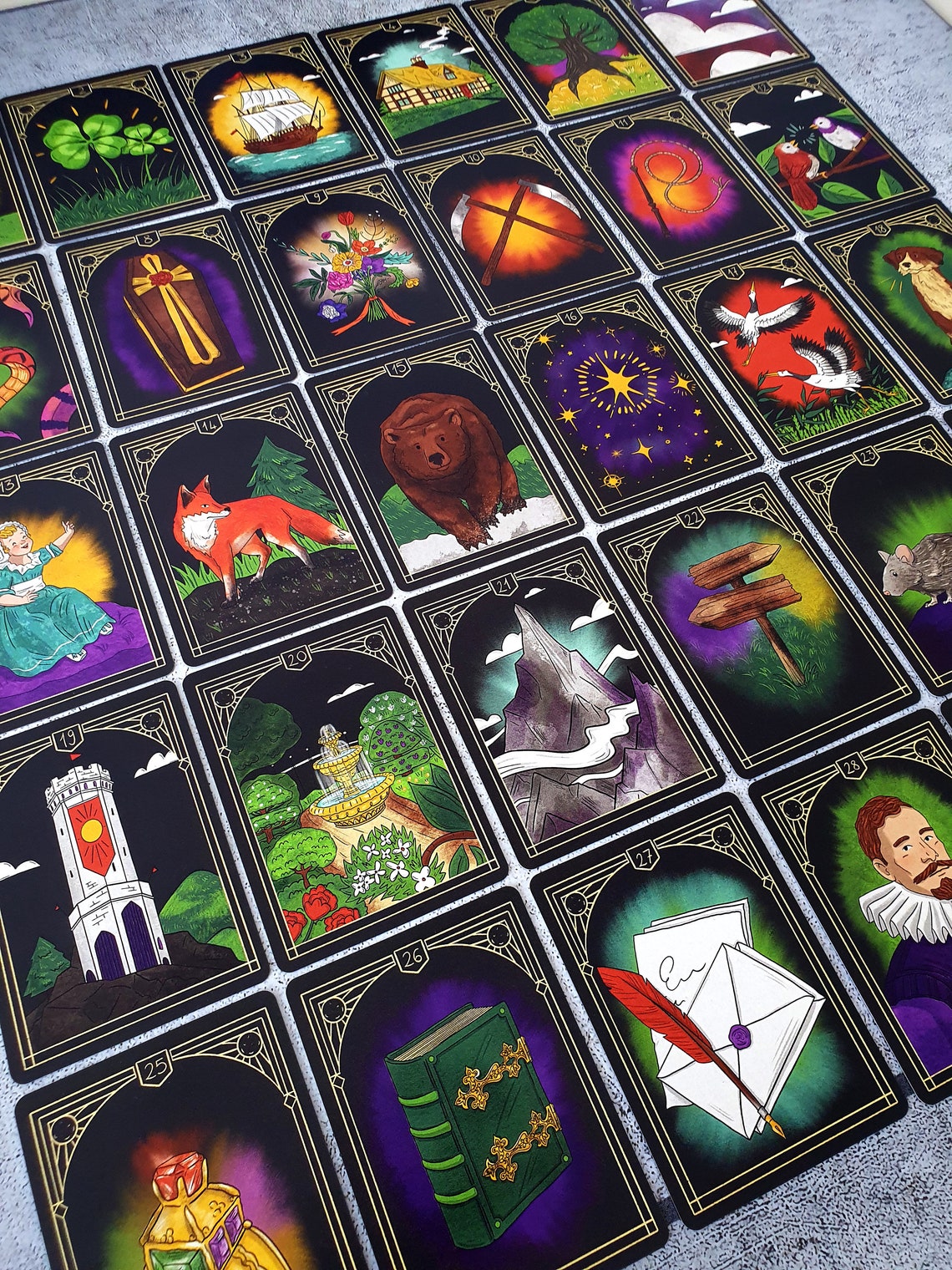 Lenormand Lenormand Deck Lenormand Cards Tarot Card Deck | Etsy UK