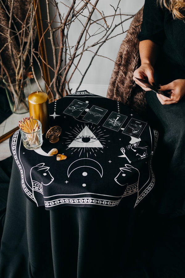 Tarot Cloth Altar Cloth Tarot Deck Tarot Reading Cloth | Etsy