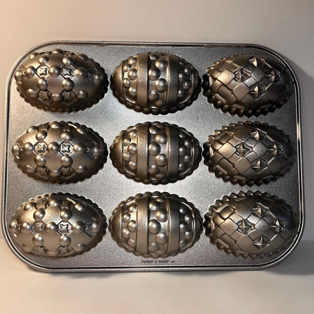 Nordic Ware Easter Egg Muffin Pan Mini Cake Pan Cupcake Nordicware Made ...