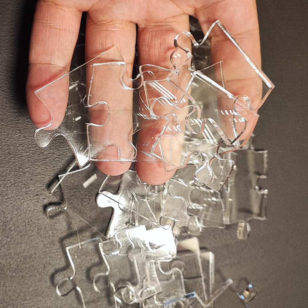 Impossible Puzzle for Adults - Transparent Acrylic Puzzle - Tricky Game ...