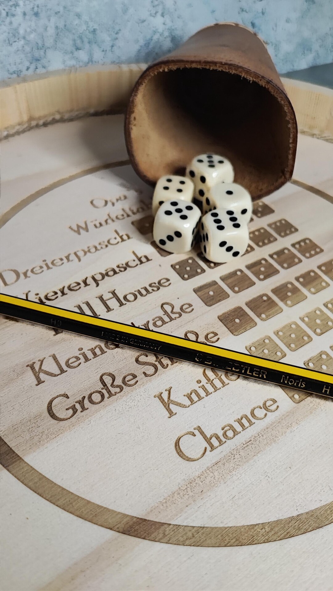 Wooden Dice Tray Personalized, Tabletop Dice Cubes, Custom Personalized ...