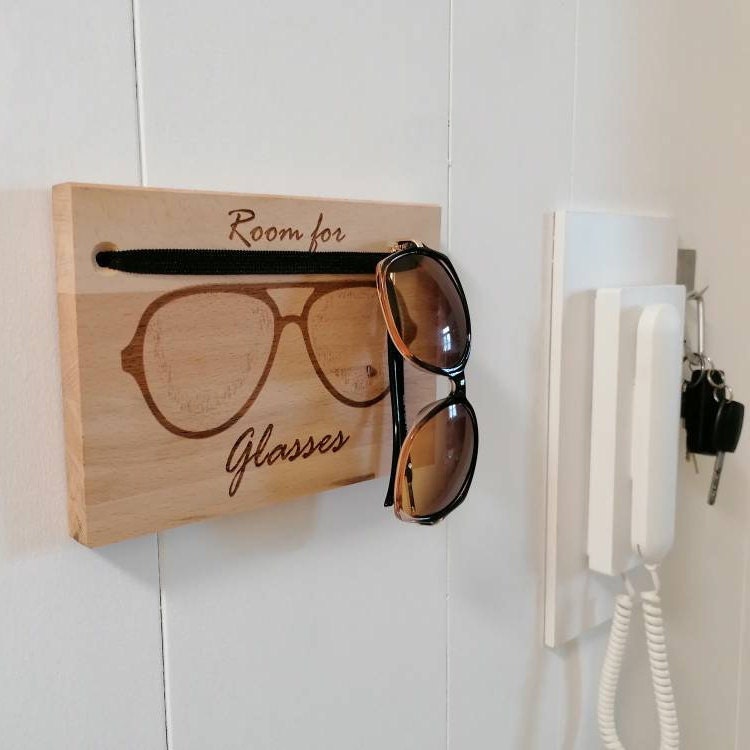 Porte-lunettes en bois de hêtre, lunettes de soleil, support, support ...