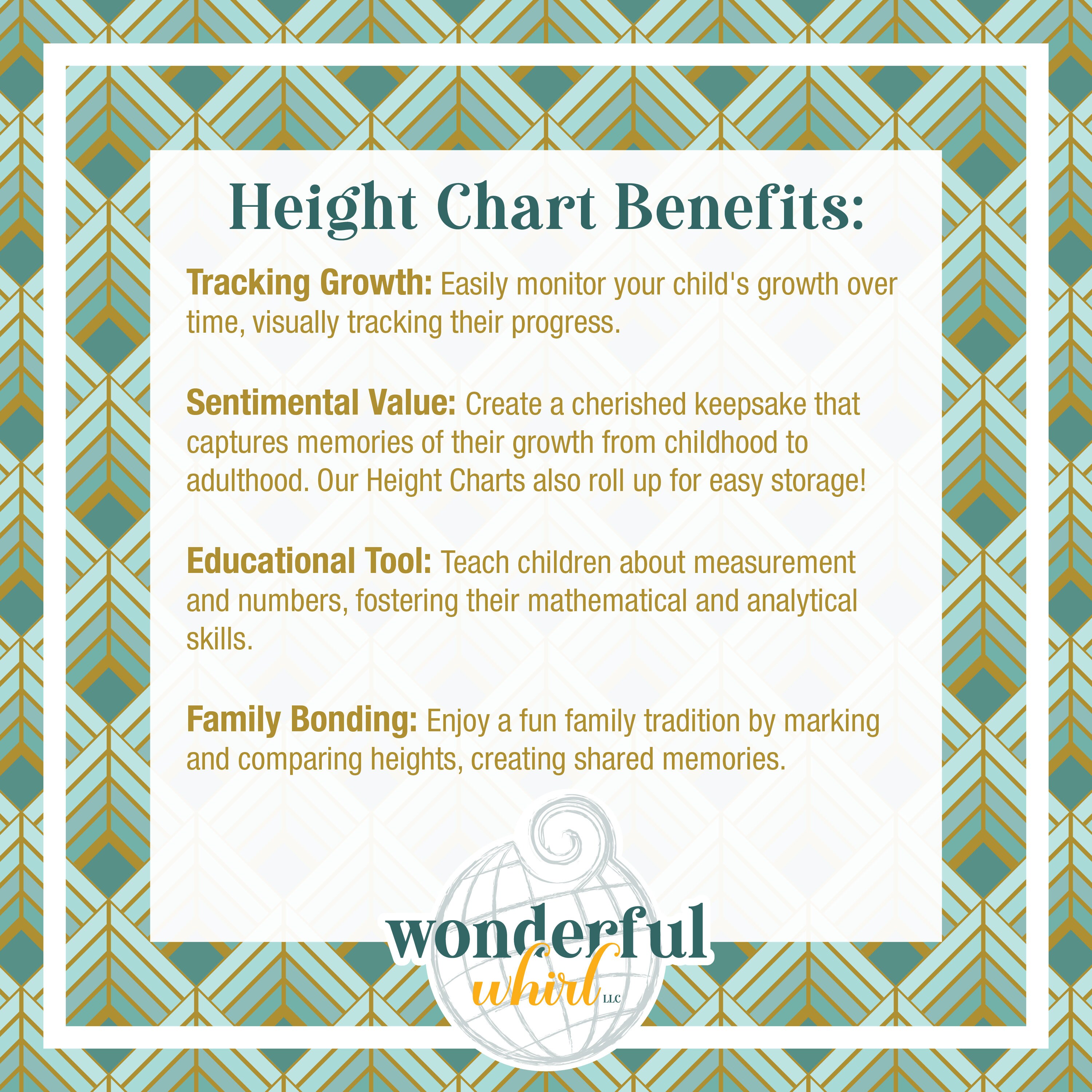 Rainbow Height Chart black Personalized Growth Chart to Track Children ...