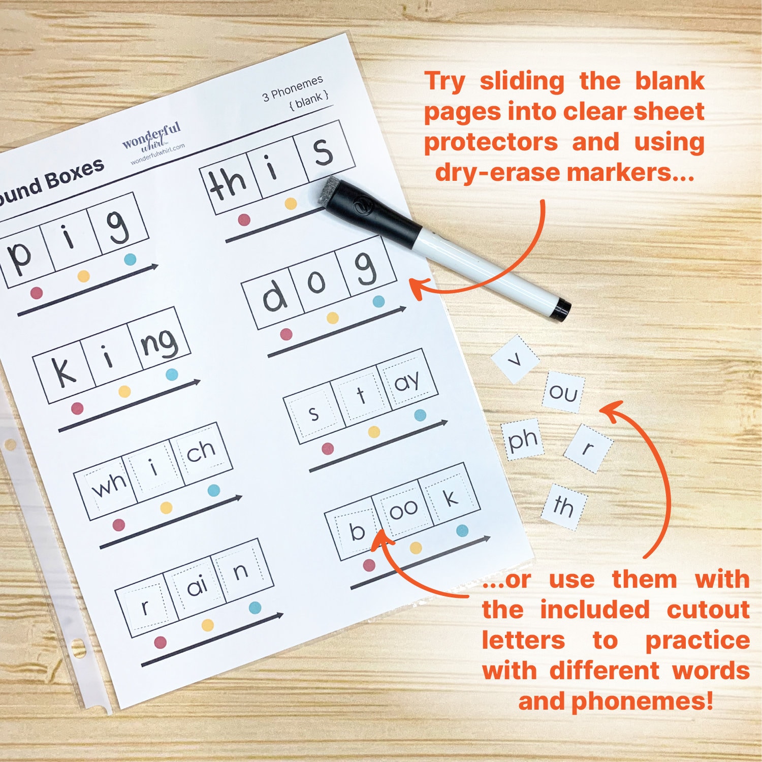 Printable Sound Boxes -- Phonics and Phonemic Awareness Early Reading ...