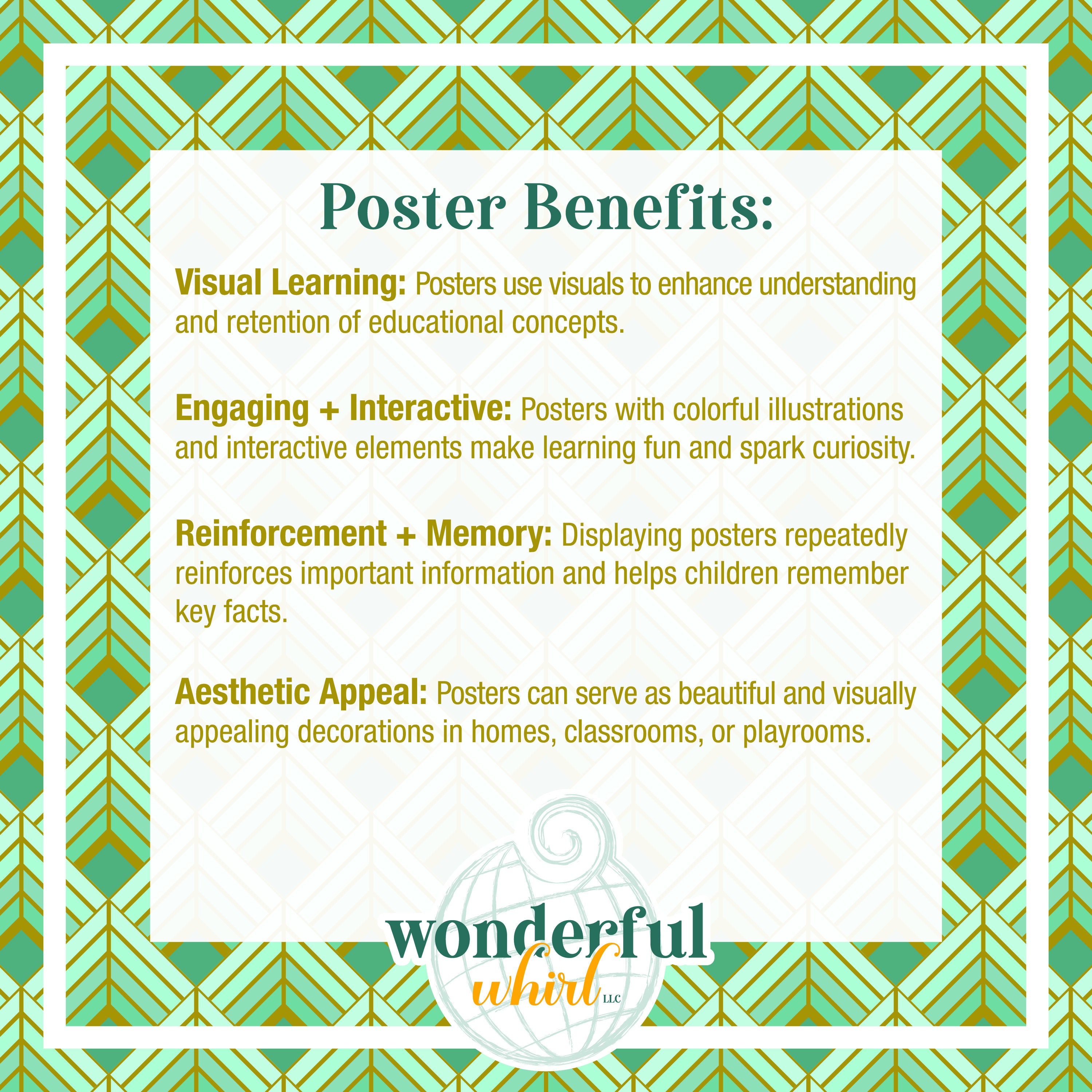 Telling Time Clock Poster -- Educational Children's Poster sold by ...