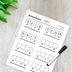Printable Sound Boxes -- Phonics and Phonemic Awareness Early Reading ...