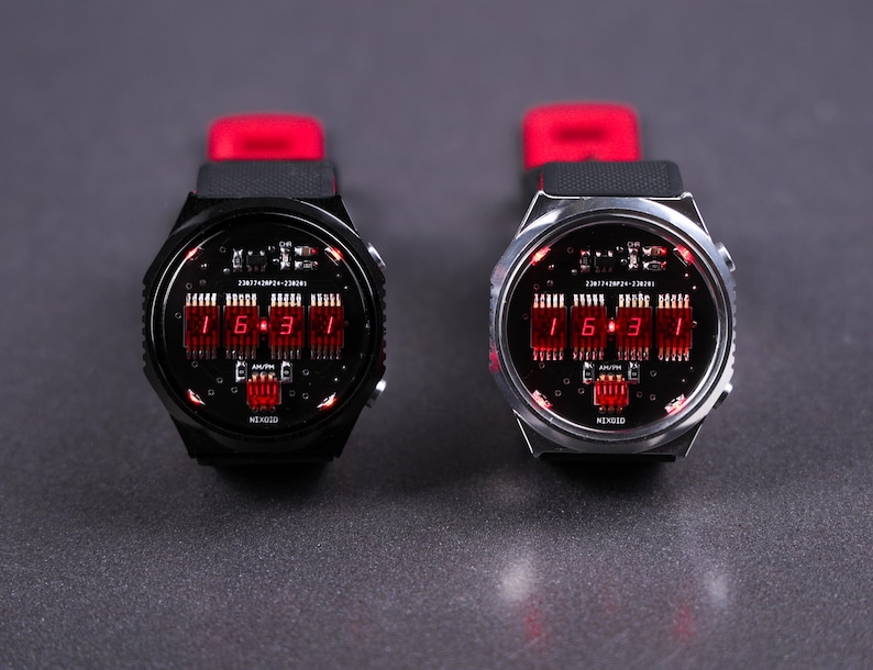 Rare Watch Wristwatch Vintage Segment 'red Time' (metal, Splash ...