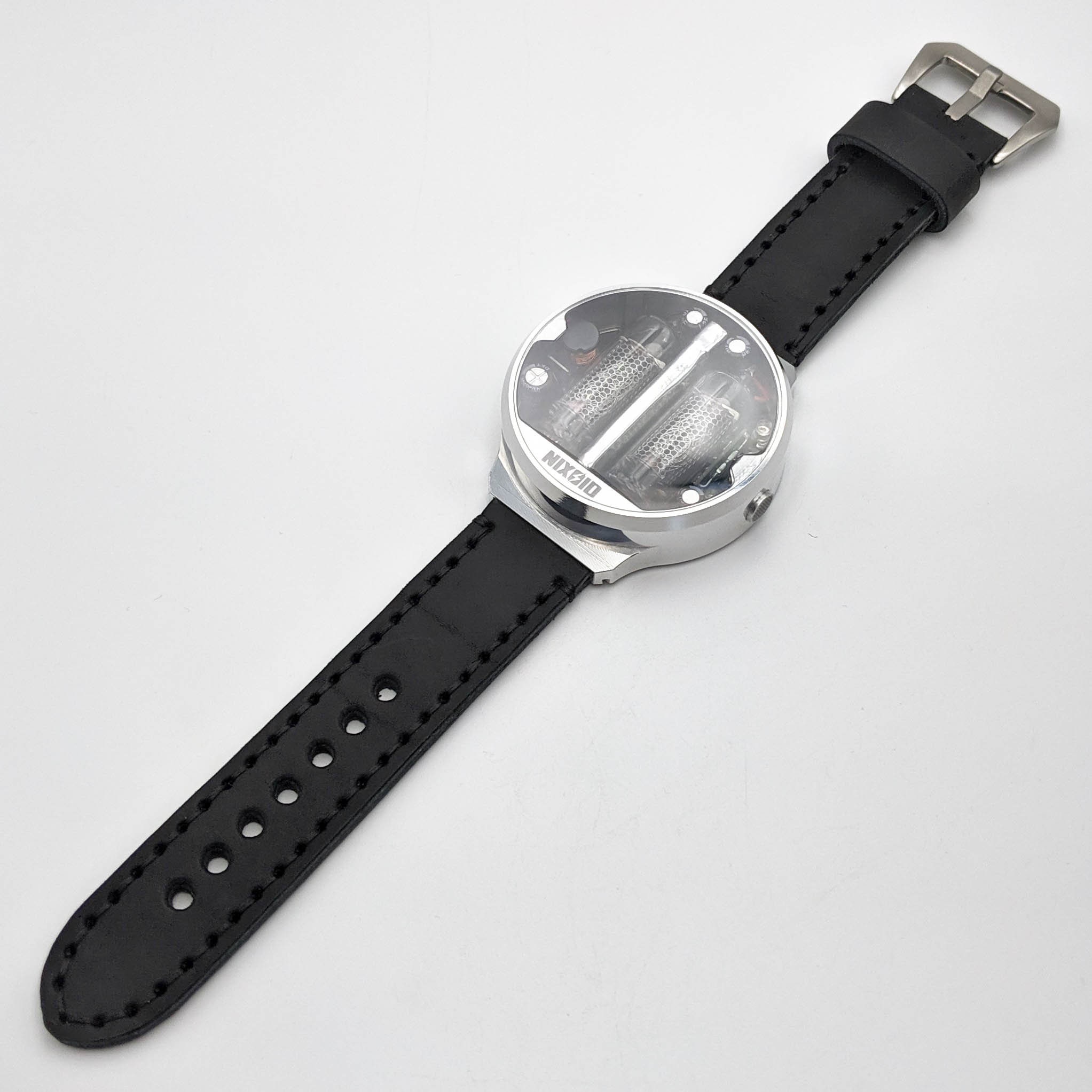 Steampunk Nixie Tube Clock Rare Wrist Watch Nixoid Next (metal ...