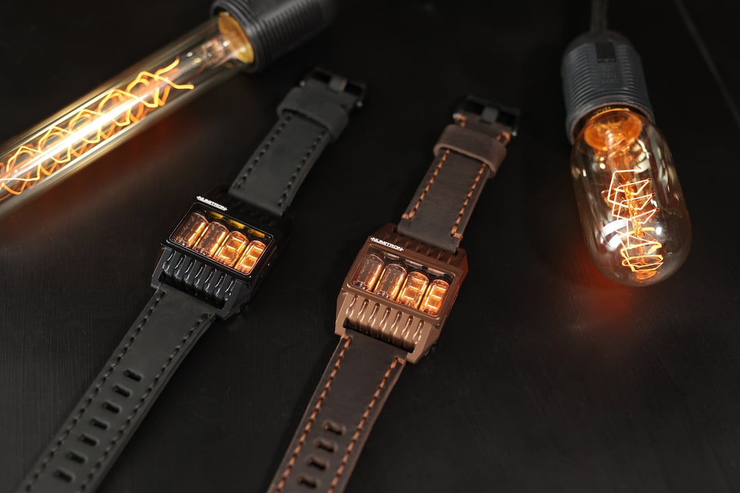 Nixie Tube Wrist Watch Wristwatch Clock Tubes IV-16 Futuristic Numitron ...