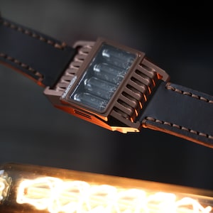 Nixie Tube Wrist Watch Wristwatch Clock Tubes IV-16 Futuristic Numitron ...