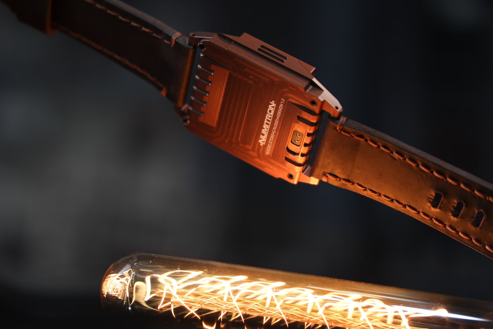 Nixie Tube Wrist Watch Wristwatch Clock Tubes IV-16 Futuristic Numitron ...