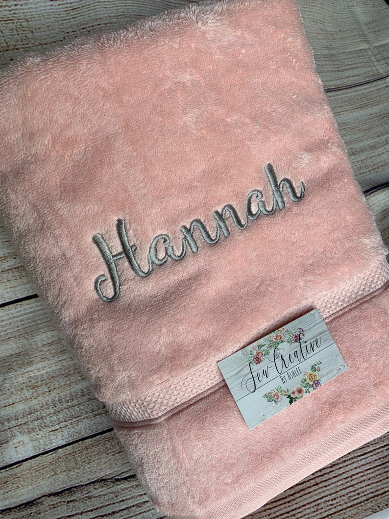 Monogram Towel Personalized Towel Name on Towel Monogrammed | Etsy