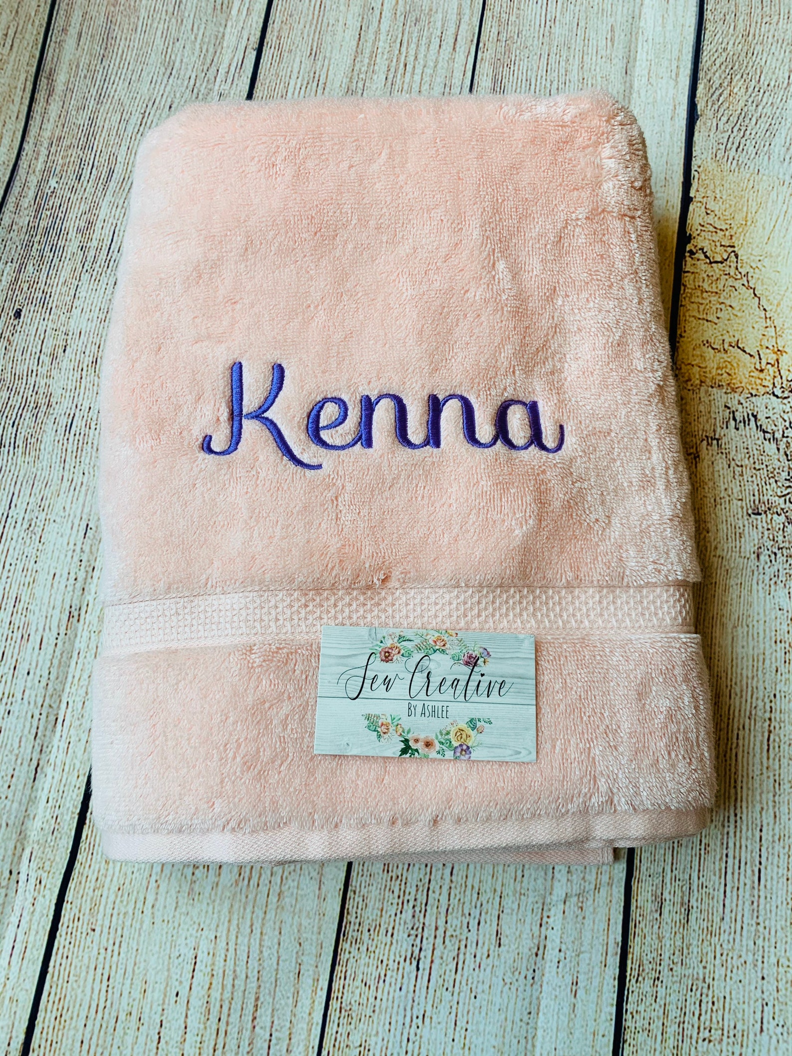 Monogram Towel Personalized Towel Name on Towel Monogrammed | Etsy