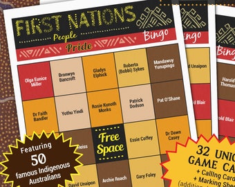 Indigenous Bingo Game - Etsy