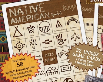 Indigenous Bingo Game - Etsy