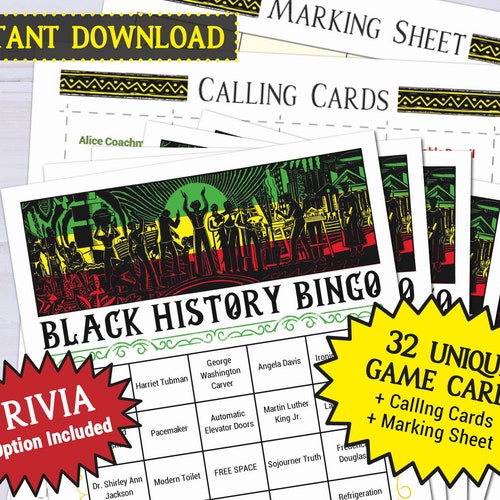 Juneteenth Trivia Game Juneteenth Celebration Party - Etsy