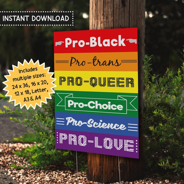 Printable Protest Signs - Etsy