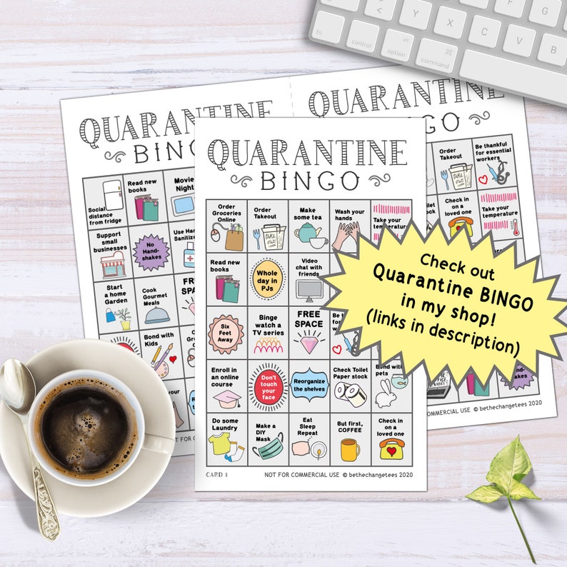 Self-care Wellness Bingo Game Mental Health Week Day - Etsy