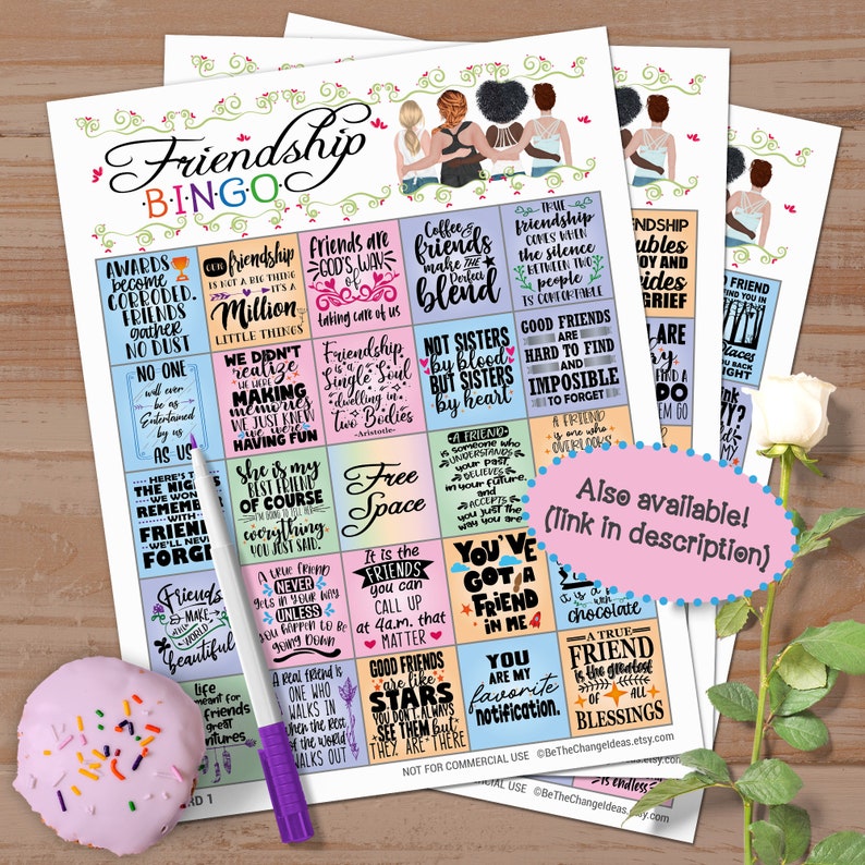 Self-care Wellness Bingo Game Mental Health Week Day - Etsy