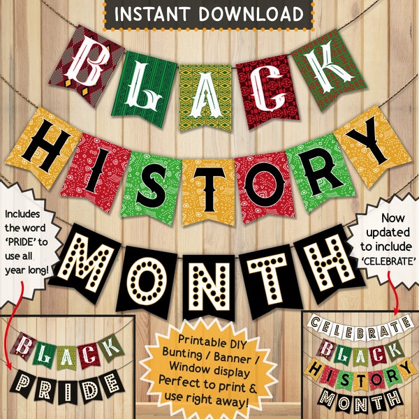 Black History Month Decor - Etsy