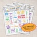 Teacher Appreciation Bingo Printable Game Teachers Year End Celebration ...