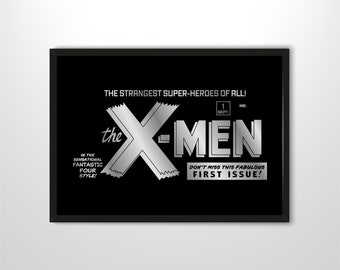 The X Men First Issue Poster - Etsy