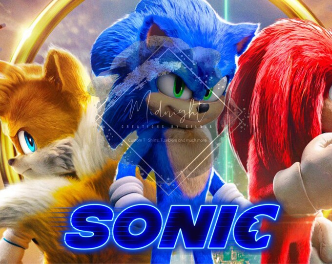 Sonic Kids Water Bottle File - Etsy