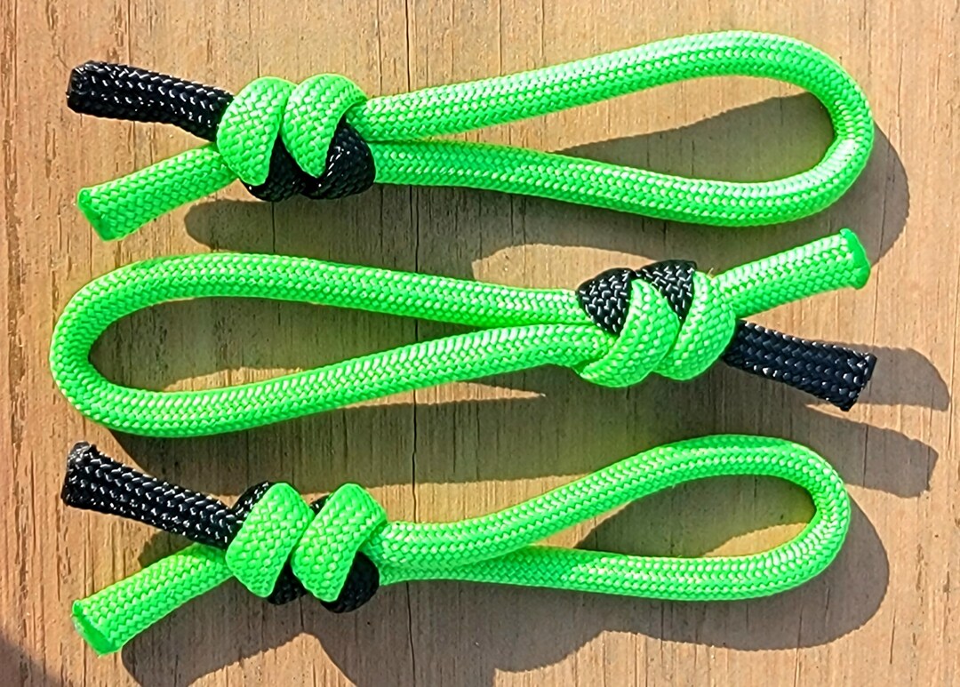 Custom Paracord Zipper Pulls, Two Toned Snake Knot, Set of 3 - Etsy