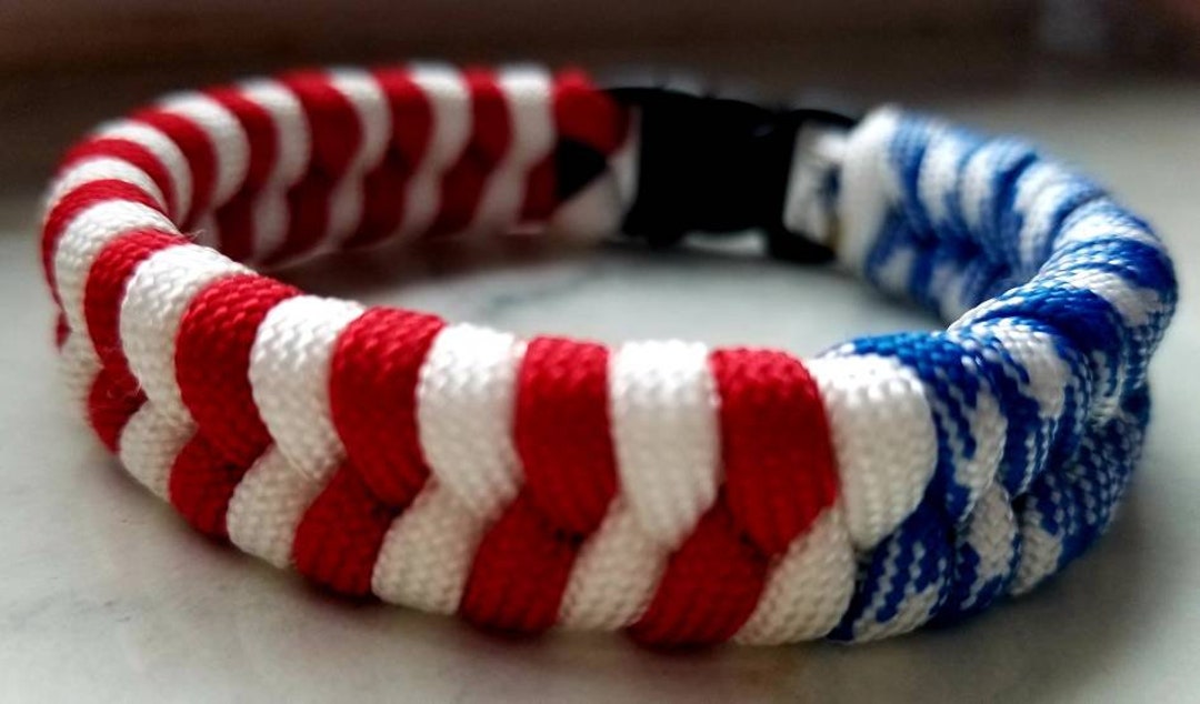 USA Flag Paracord Bracelet - Etsy