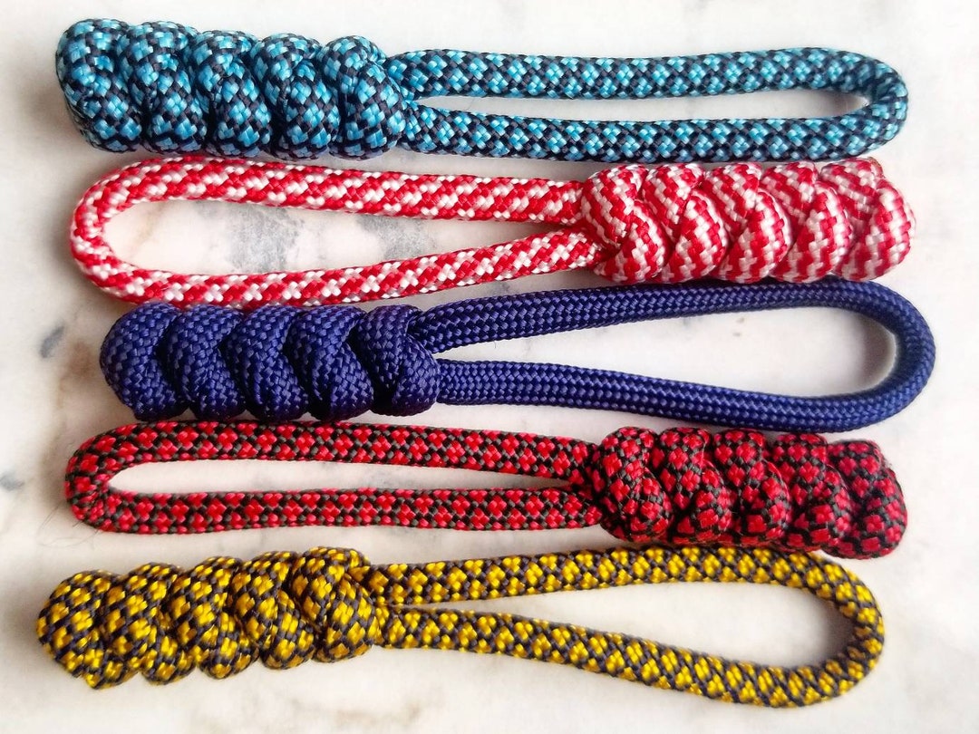 Paracord Zipper Pulls, Snake Knot - Etsy