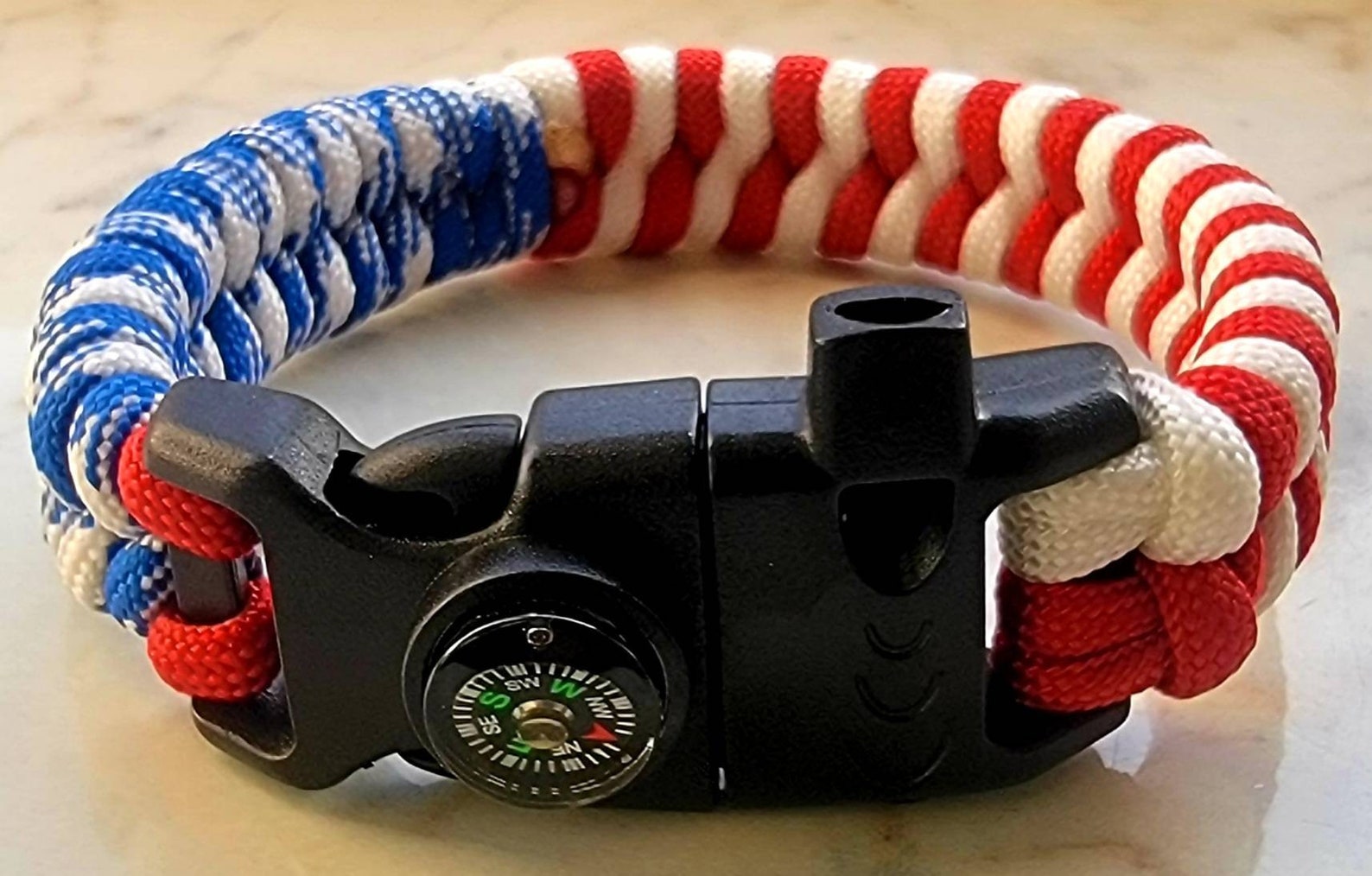 USA Flag Paracord Bracelet - Etsy