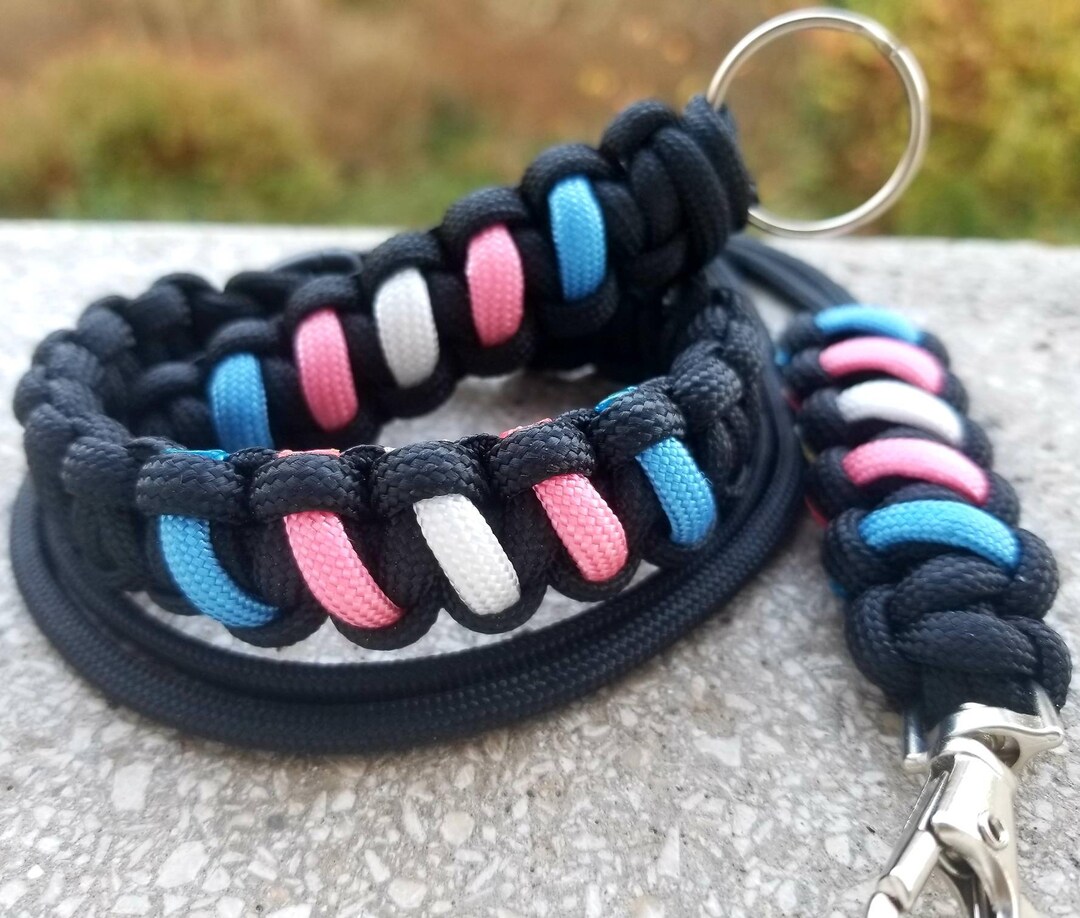 Transgender Flag Themed Bracelet, Key Chain, Lanyard - Etsy