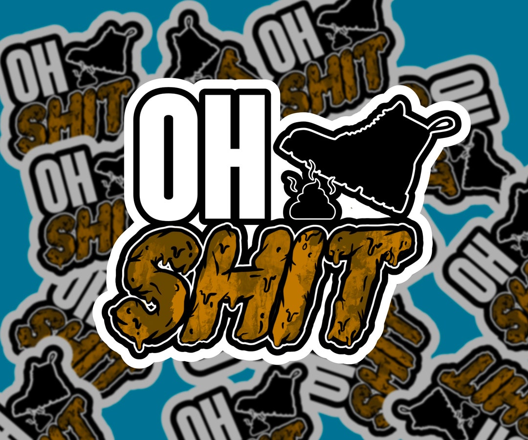 Oh Shit // Boot Stepping on Dog Poop - Etsy